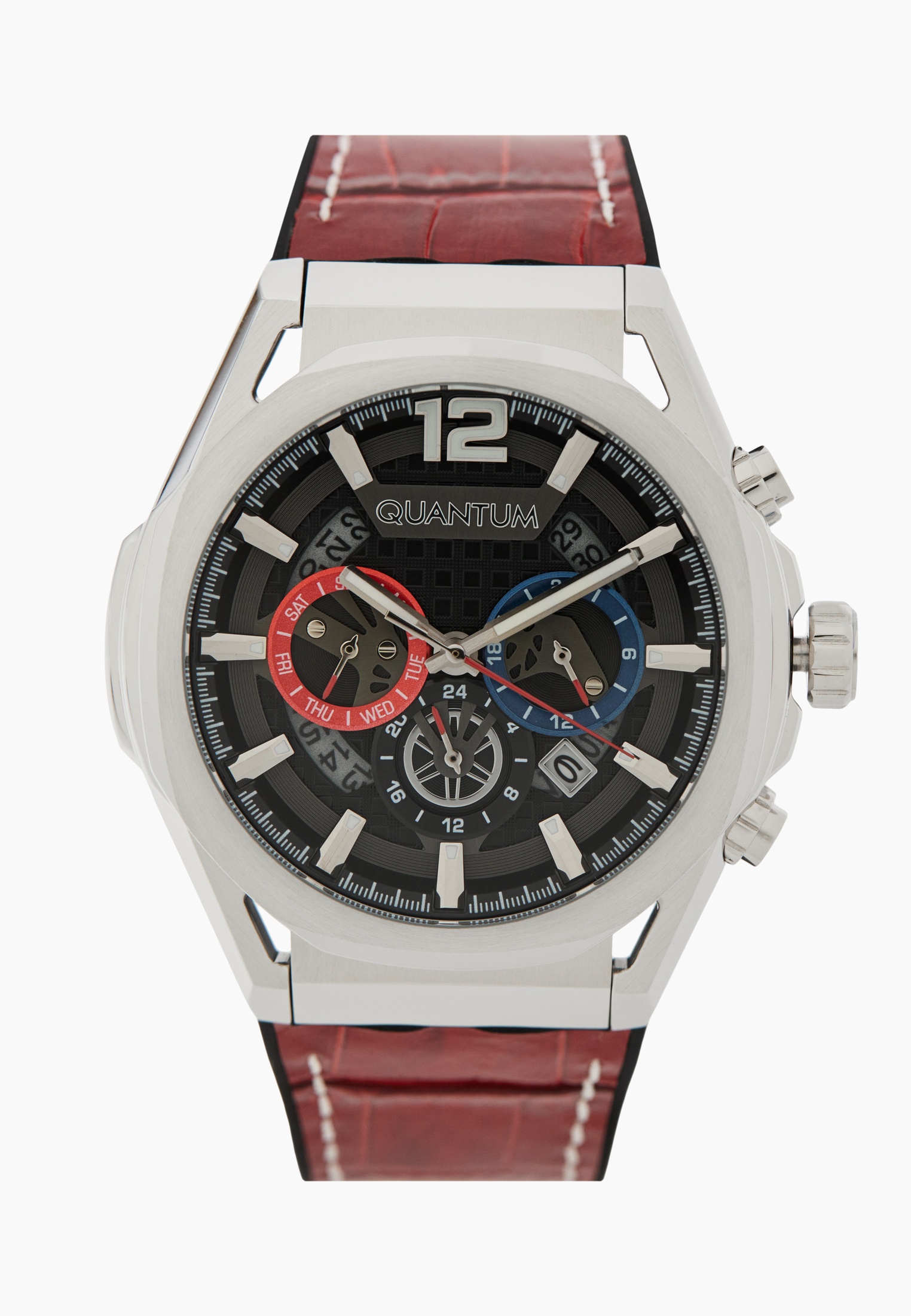 Часы Quantum PWG970.358, цвет: красный, RTLAEH288701 — купить в интернет-магазине Lamoda