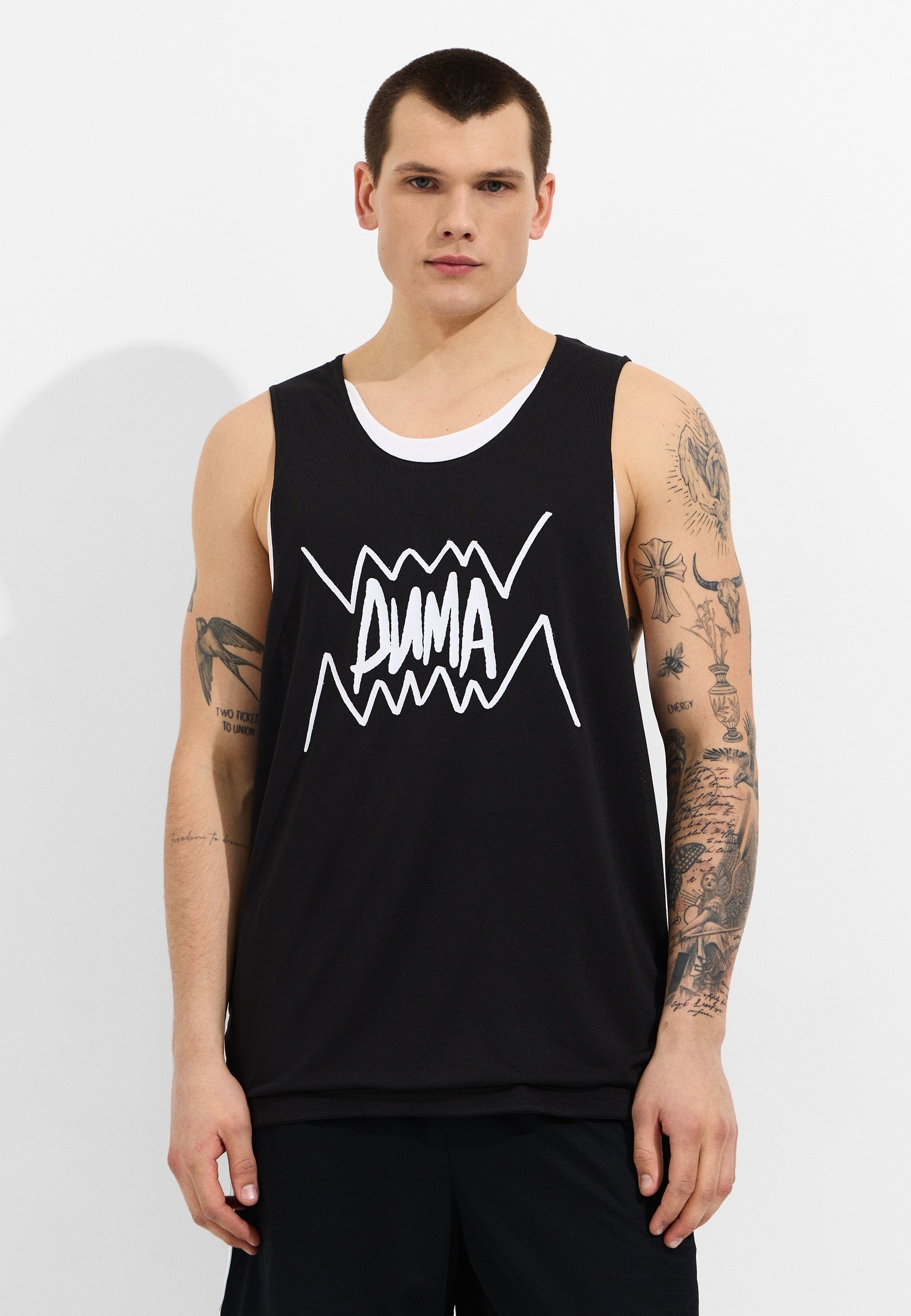 Майка спортивная PUMA Jaws Core Tank, цвет: черный, RTLAEH404201 ...