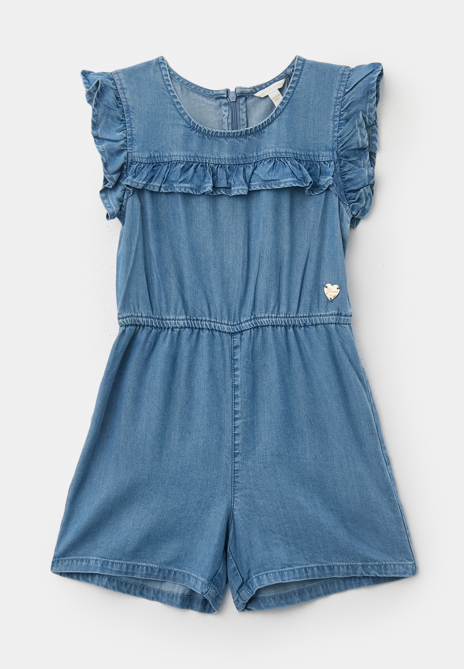 Комбинезон джинсовый Guess, цвет: голубой, RTLAEH537601 — купить в ...