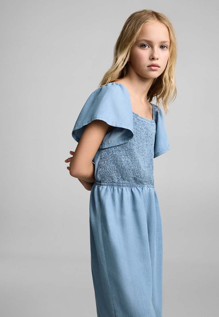 Комбинезон Mango Kids EVA, цвет: голубой, RTLAEH563801 — купить в ...