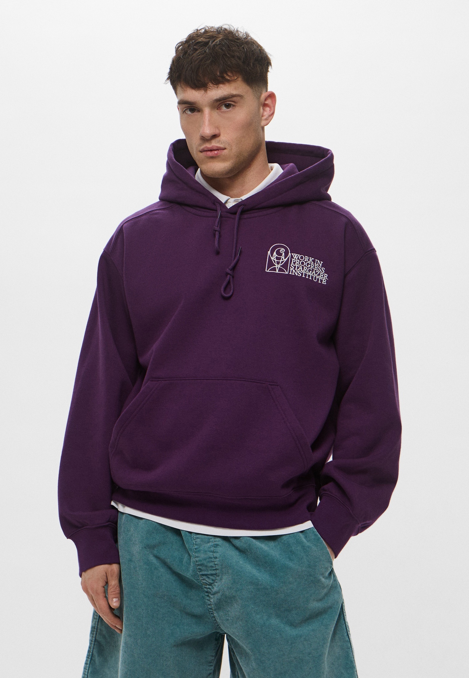 Худи Carhartt WIP Stargazer, цвет: фиолетовый, RTLAEH759201 — купить в ...