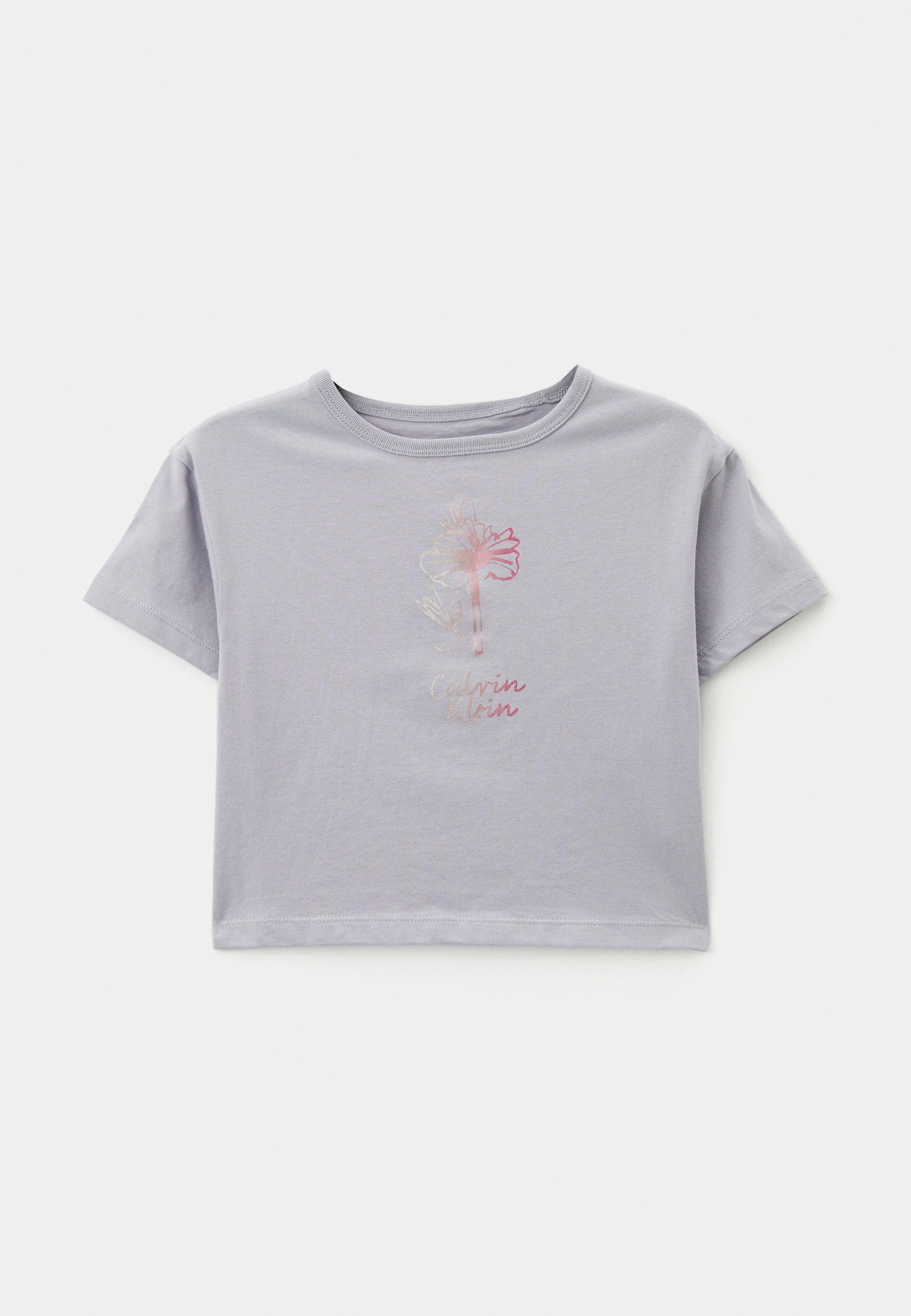 Футболка Calvin Klein Jeans, цвет: фиолетовый, RTLAEH798201 — купить в ...