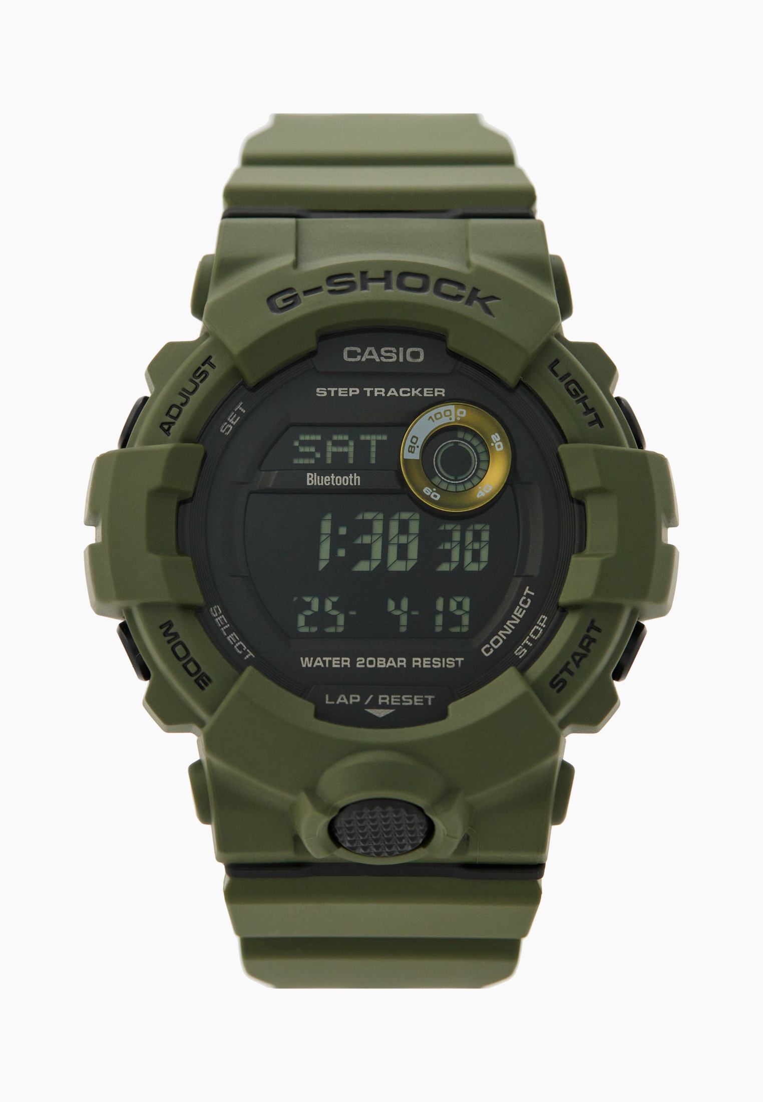 Часы Casio GBD-800UC-3, цвет: хаки, RTLAEH898001 — купить в интернет-магазине Lamoda