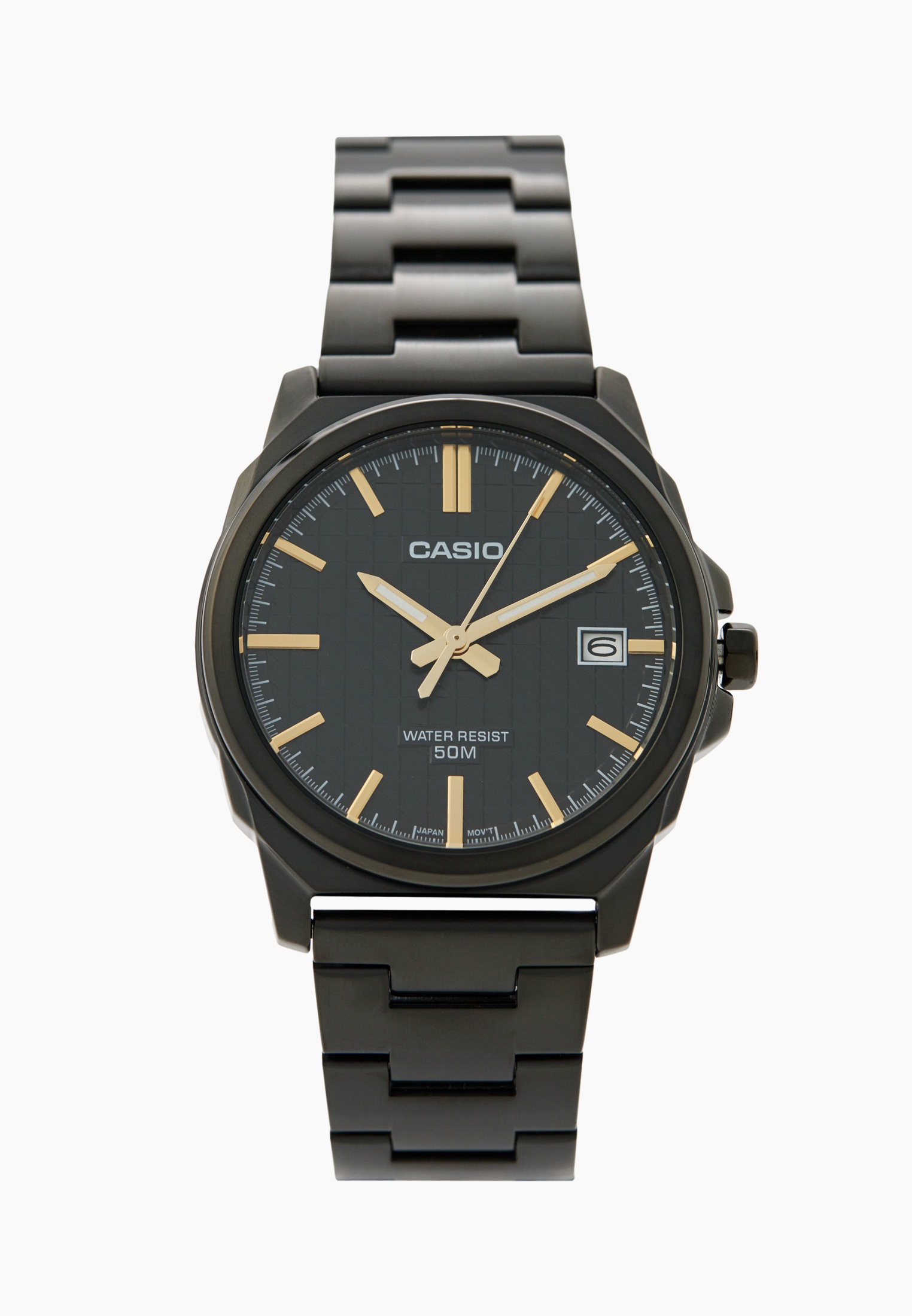 Часы Casio MTP-E720B-1A, цвет: черный, RTLAEH907201 — купить в интернет-магазине Lamoda