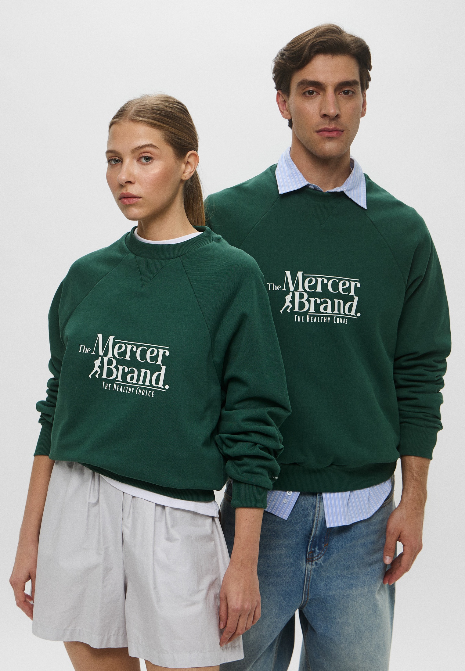 Свитшот Mercer The Mercer Brand Sweater, цвет: зеленый, RTLAEJ686901 ...