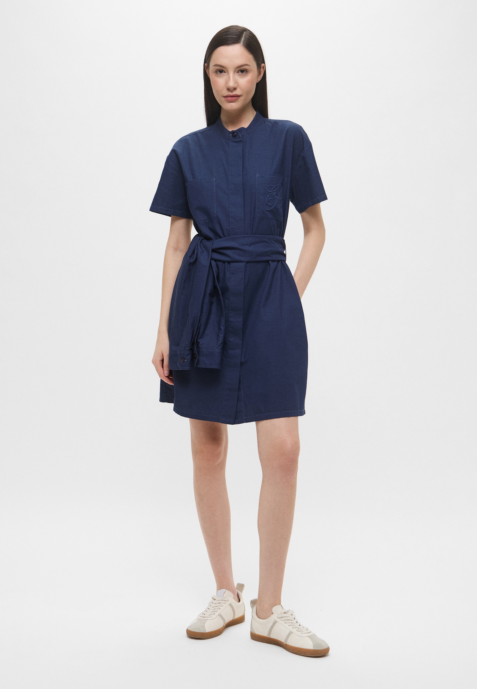 Платье Emporio Armani, цвет: синий, RTLAEJ759201 — купить в интернет ...
