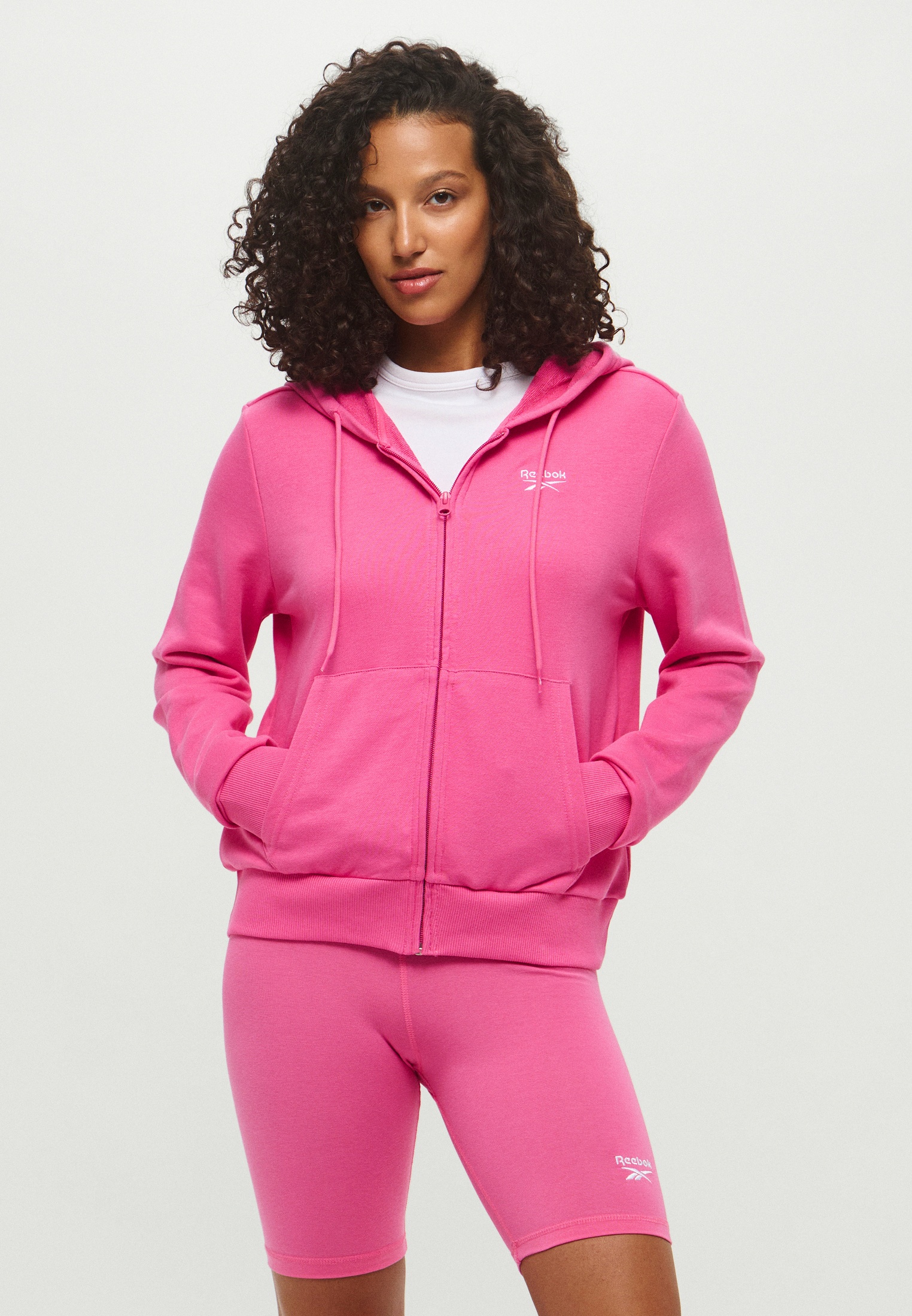 Толстовка Reebok RI SL FRENCH TERRY FZ, цвет: фуксия, RTLAEJ798501 ...