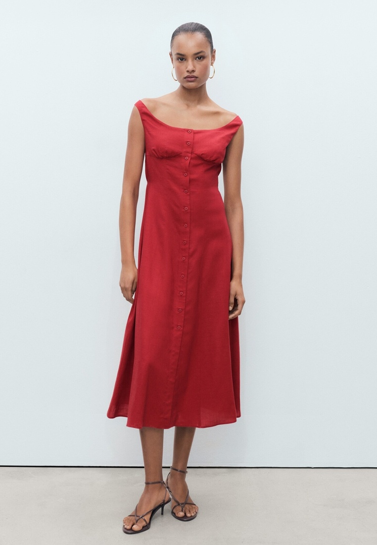Платье Mango BLISS, цвет: красный, RTLAEK334801 — купить в интернет ...