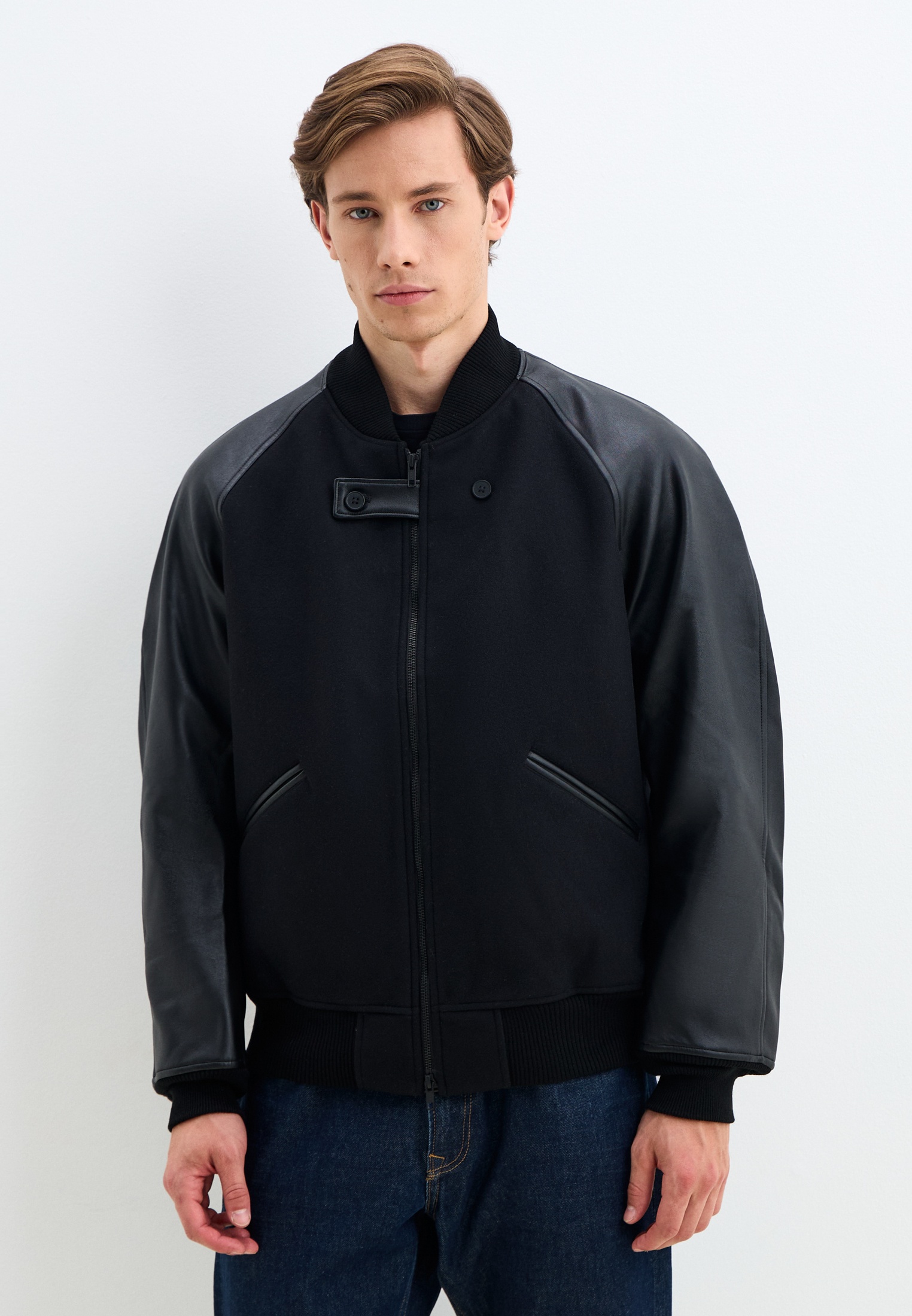 Бомбер adidas Y-3 M CL VARS JKT, цвет: черный, RTLAEM614101 — купить в ...