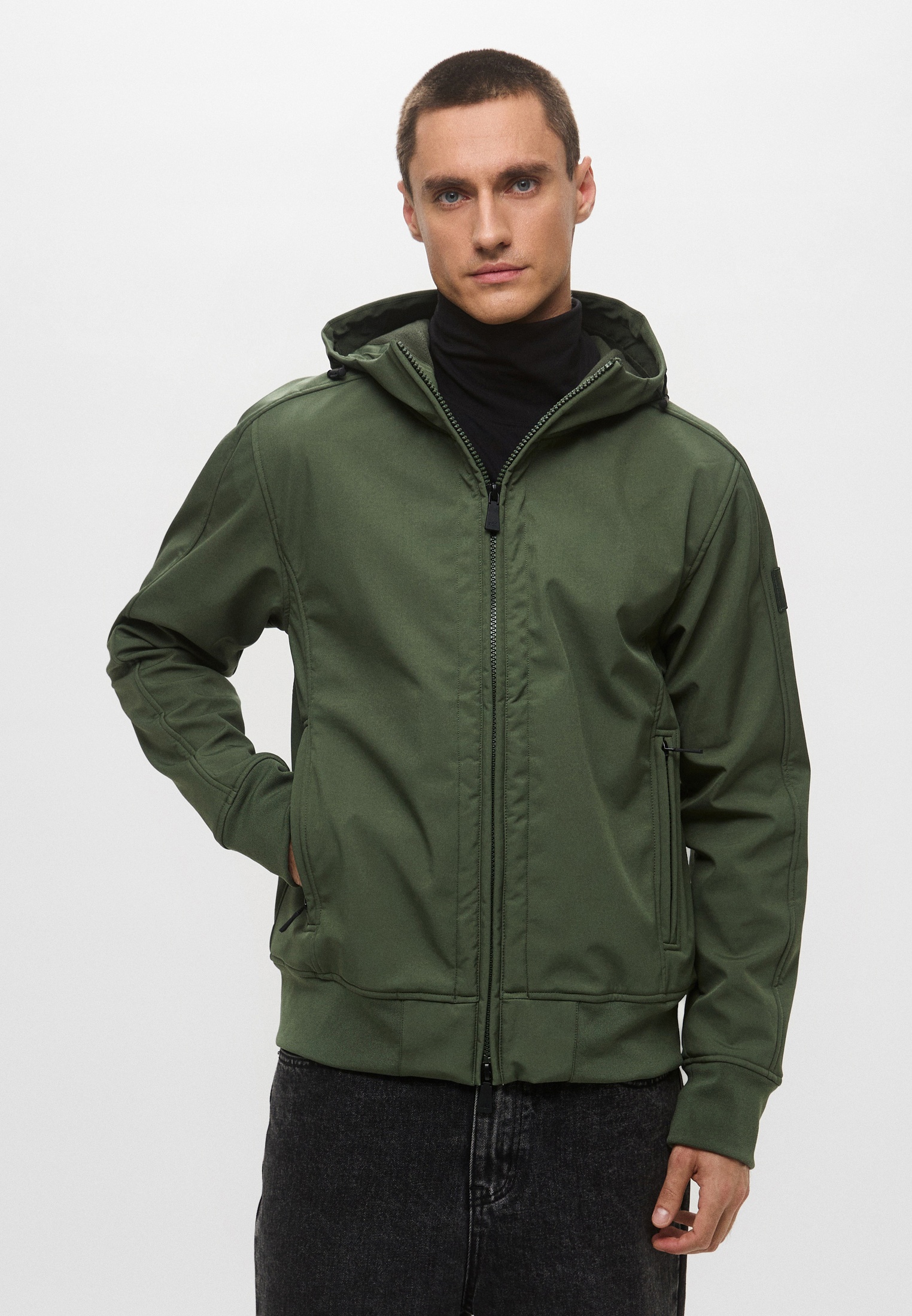 Бомбер Add, цвет: зеленый, RTLAEM882101 — купить в интернет-магазине Lamoda