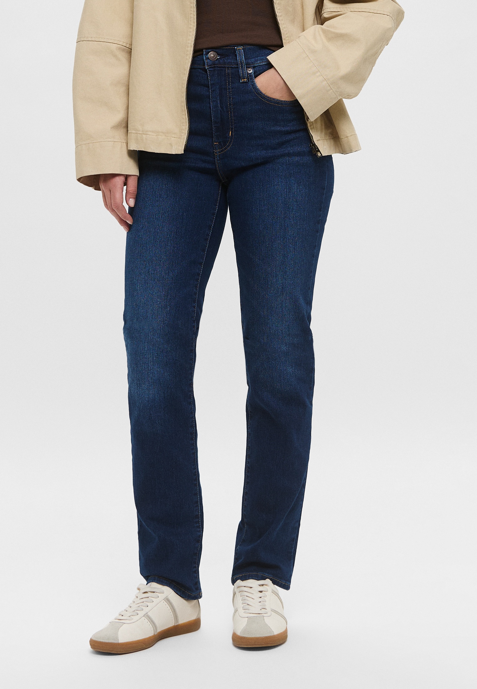 Джинсы Levi's® 724™ HIGH RISE STRAIGHT, цвет: синий, RTLAEN545401 ...