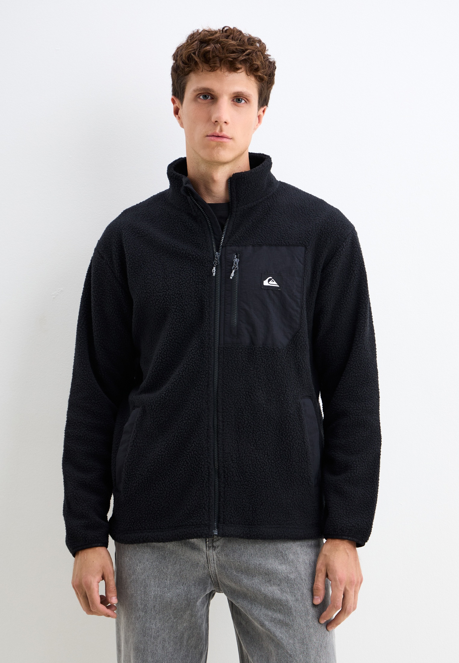 Олимпийка Quiksilver CLEAN COAST FZ, цвет: черный, RTLAEO153601 ...