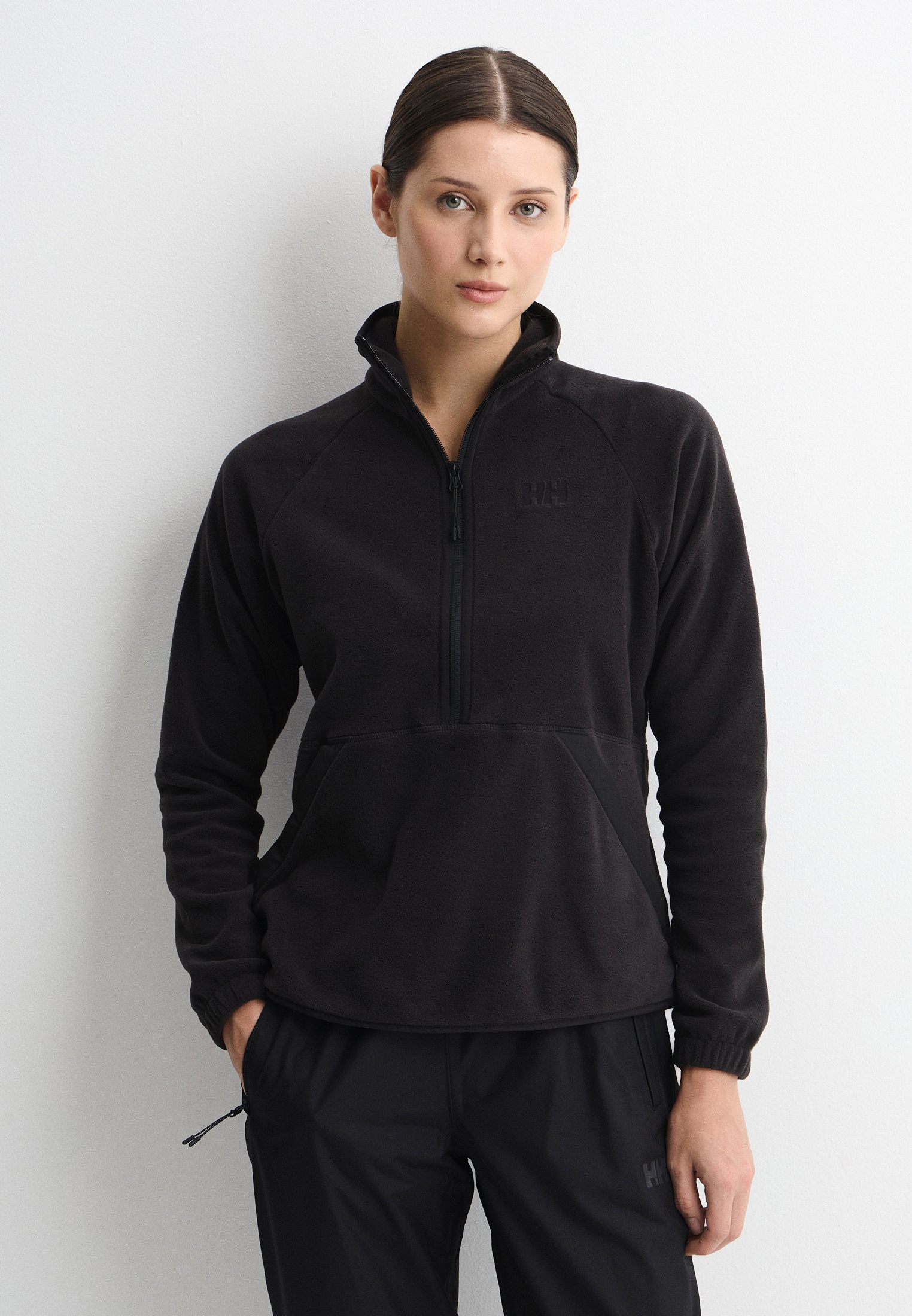 Олимпийка Helly Hansen W RIG FLEECE 1/2 ZIP, цвет: черный, RTLAET759201 ...