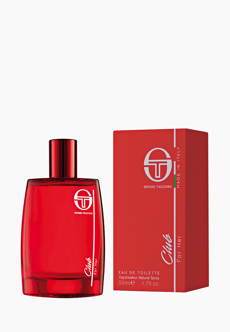 Туалетная вода Sergio Tacchini "Club For Her" 50 мл., цвет: красный ...