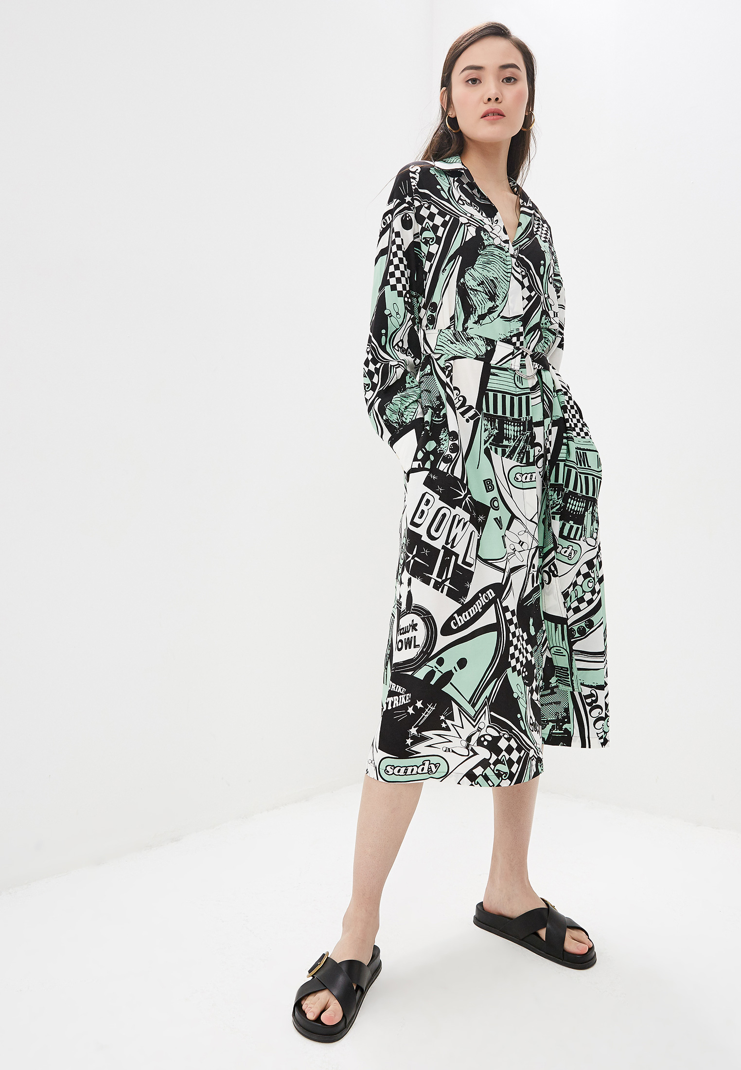 Платье Sportmax Code, цвет: зеленый, SP027EWDQNH5 — купить в интернет ...