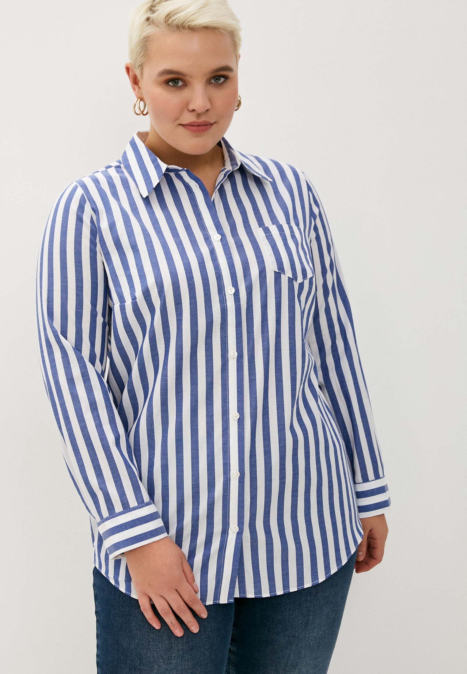 Рубашка Studio Untold, цвет: синий, ST038EWKXDH2 — купить в интернет ...