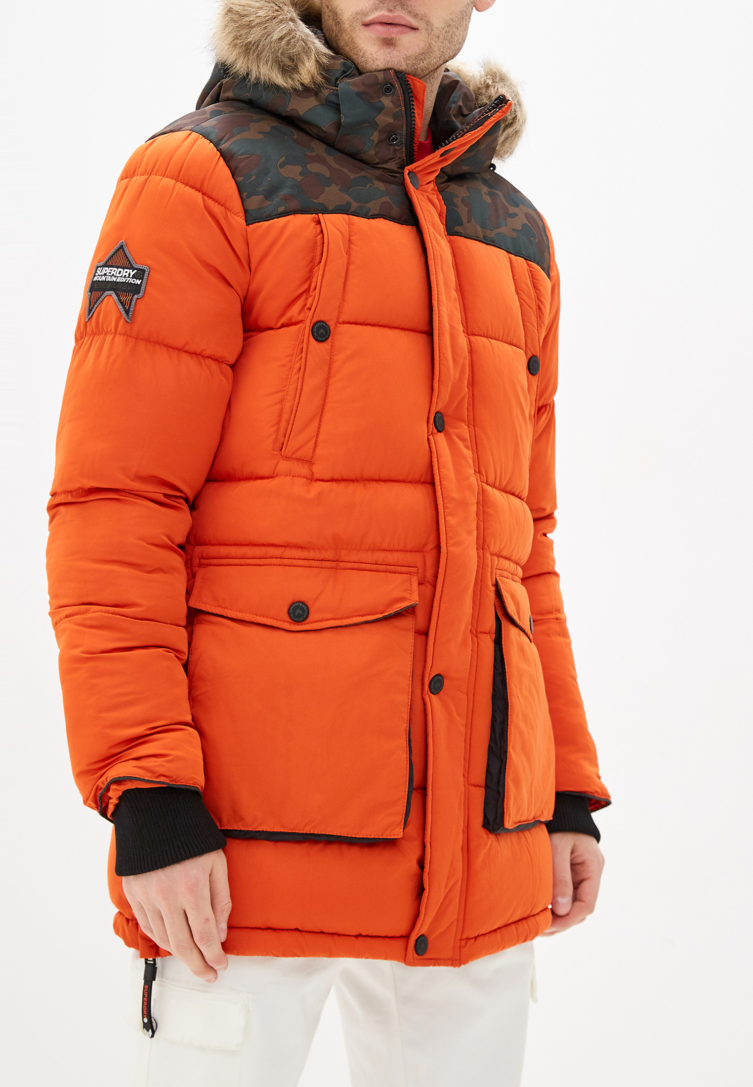 Куртка утепленная Superdry, цвет: оранжевый, SU789EMGPRU7 — купить в ...