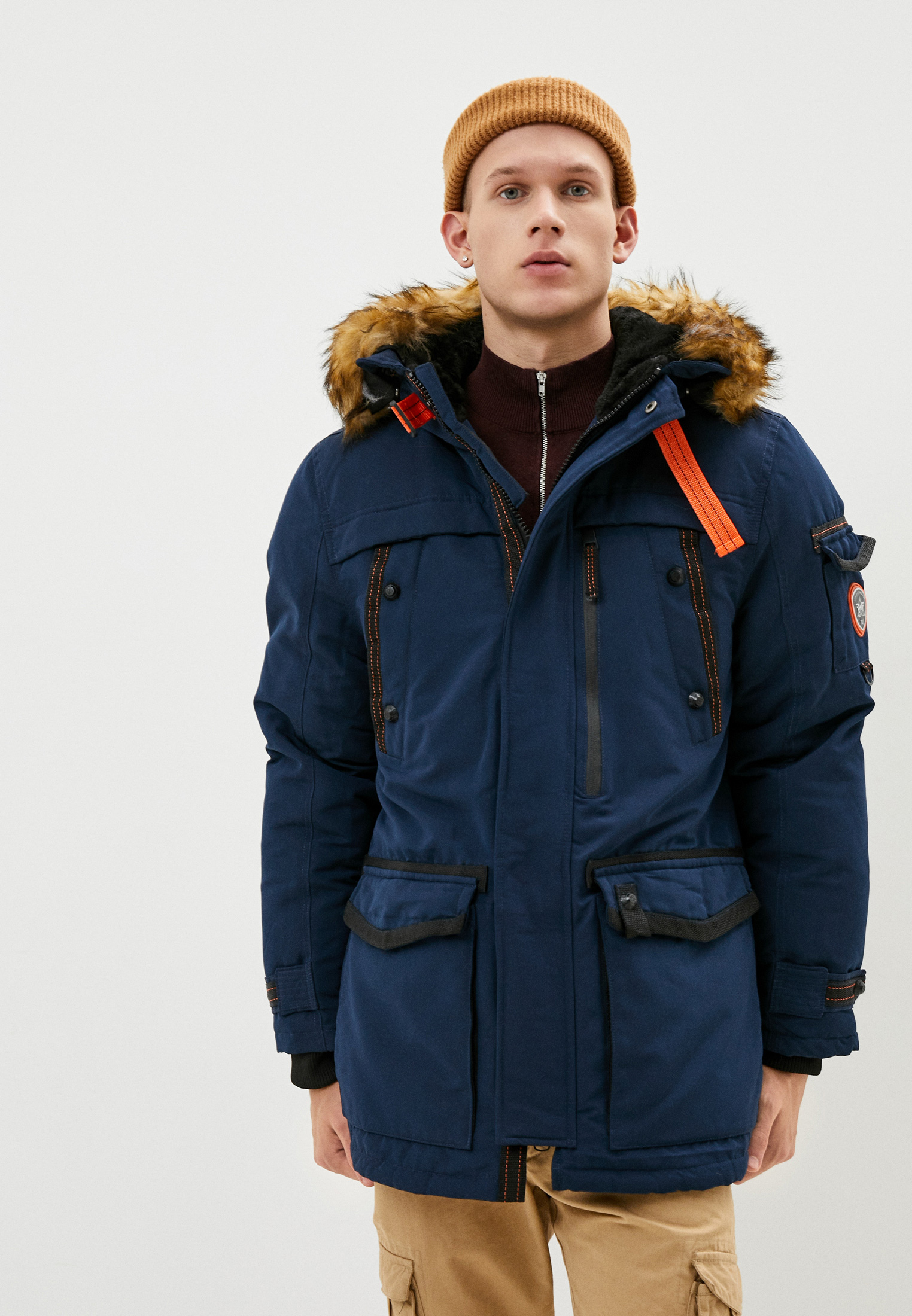 Парка The Wild Stream, цвет: синий, TH042EMKUSR0 — купить в интернет ...