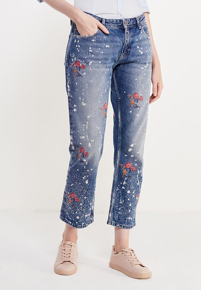 Джинсы Tommy Hilfiger Denim STRAIGHT CROPPED LANA, цвет: синий ...