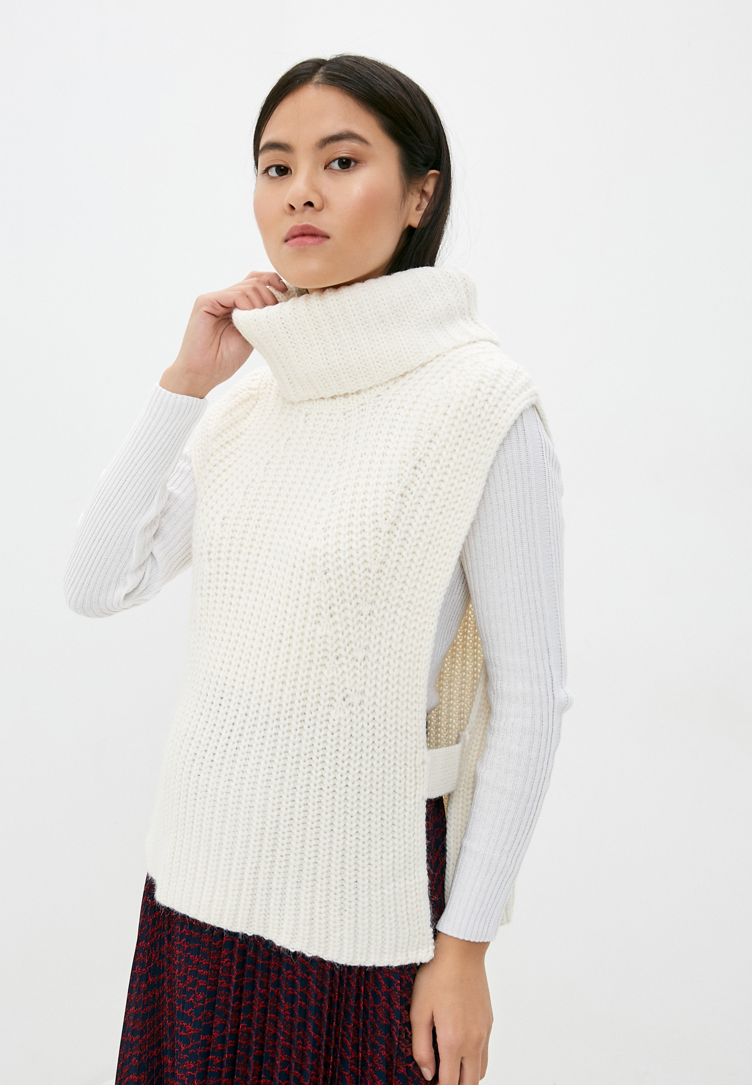 Жилет Violeta by Mango - BABER, цвет: белый, VI005EWKSCU8 — купить в ...