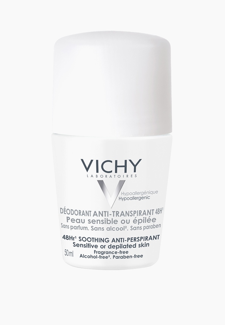 Дезодорант шариковый Vichy антиперспирант для чувствительной кожи ...