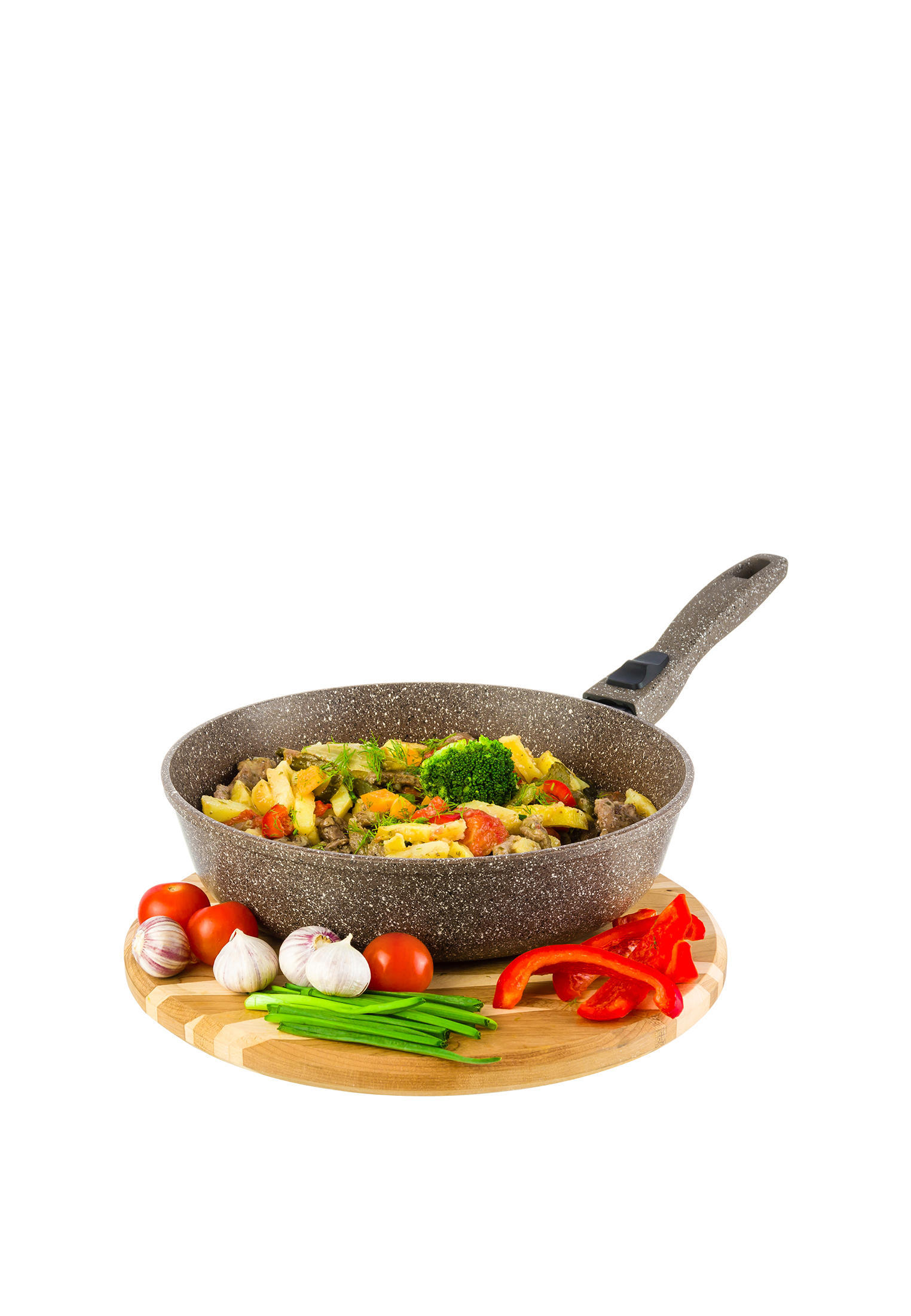 Сковорода Elan Gallery 26 см Гармония вкуса, со съёмной ручкой, цвет ...