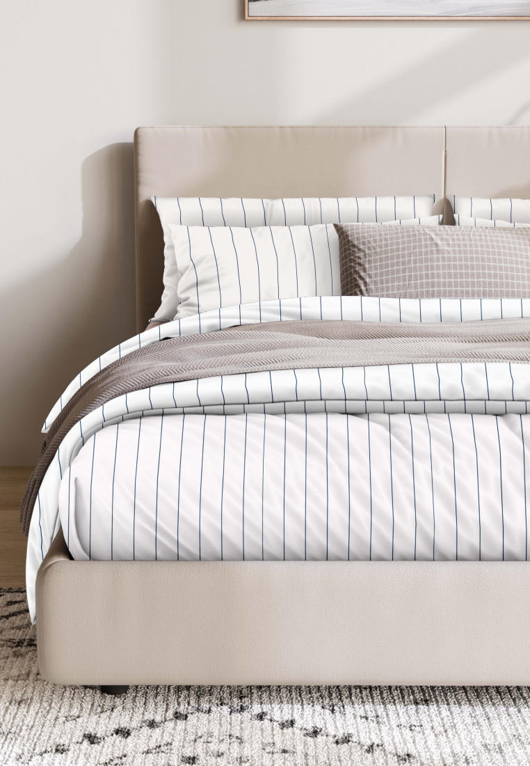 Постельное белье 1,5-спальное Sonno STRIPES, цвет: белый, XD001XU003LN ...