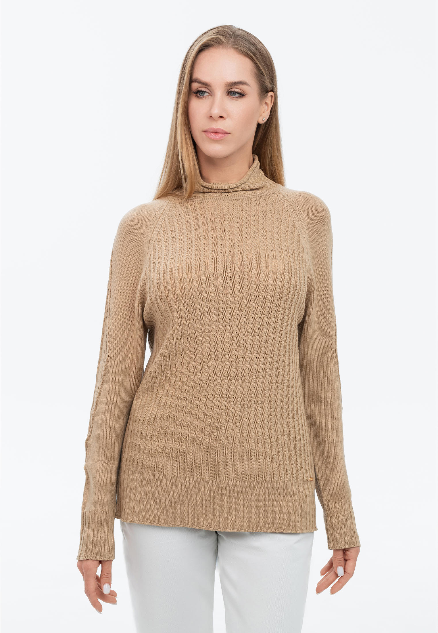 Водолазка Ареола, цвет: бежевый, XD001XW01EBL — купить в интернет ...